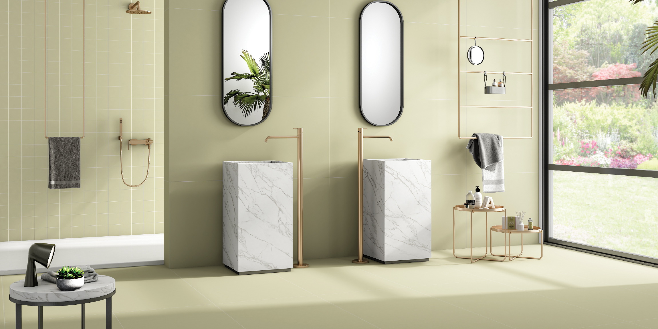 Pastle Colour Full Body Porcelain Tile